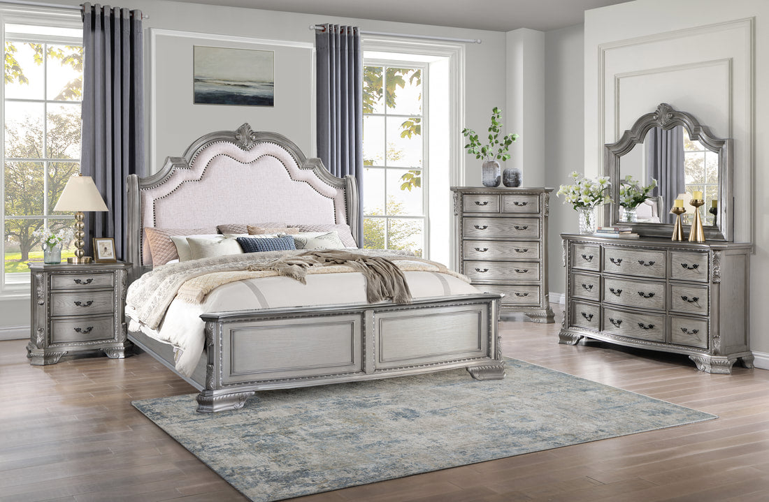 B4010 Platinum Bedroom Set – Smartway Furniture